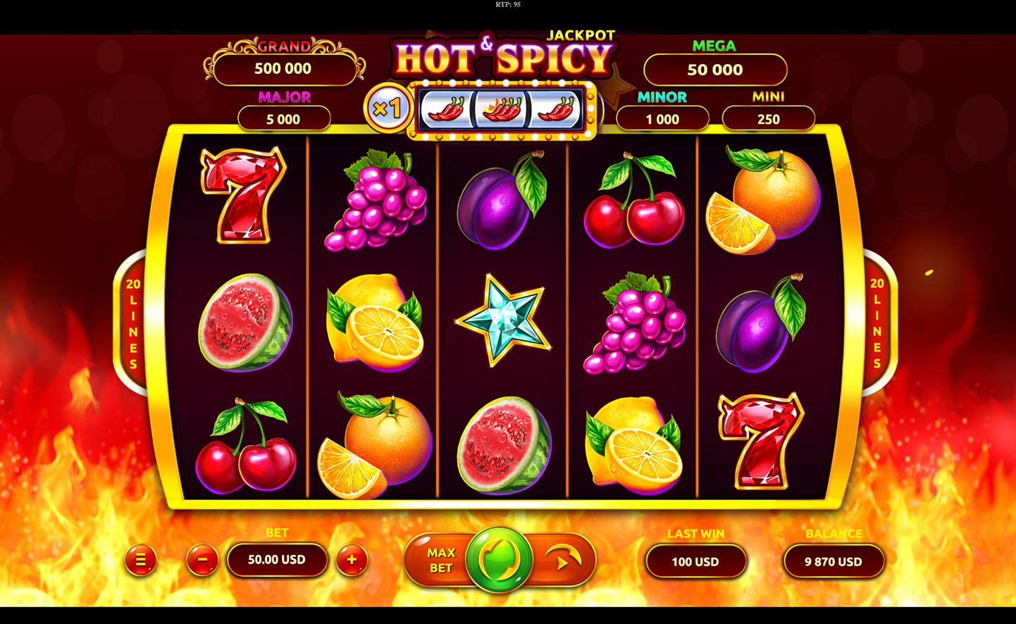 Onlyplay - Hot And Spicy Jackpot