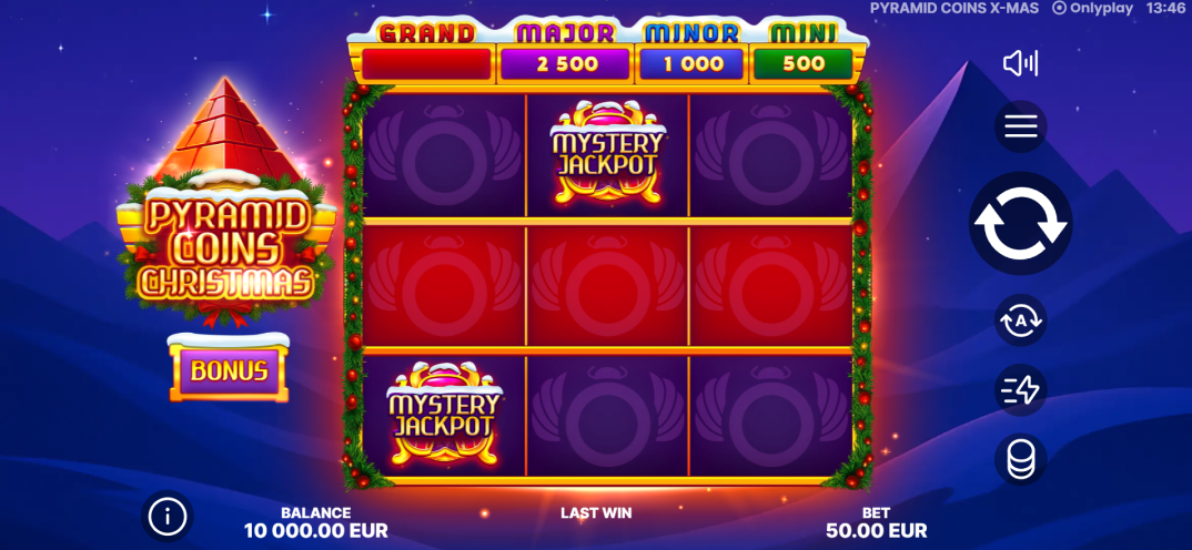 Onlyplay - Pyramid Coins X-Mas
