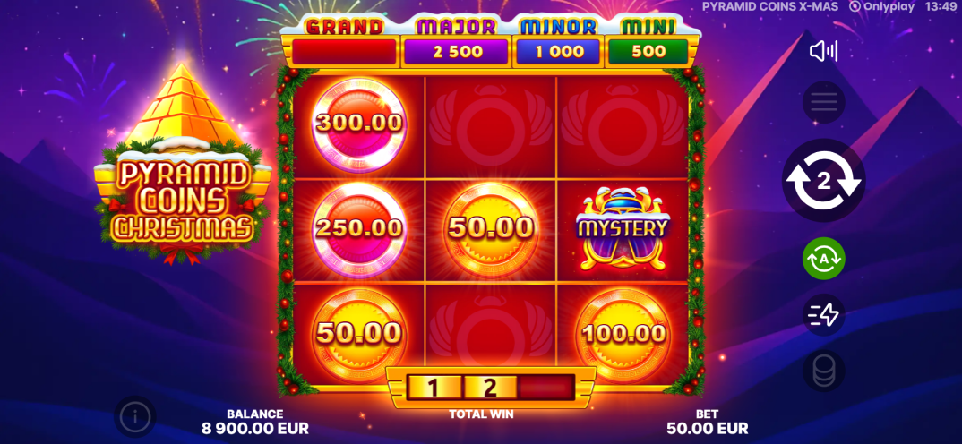 Onlyplay - Pyramid Coins X-Mas