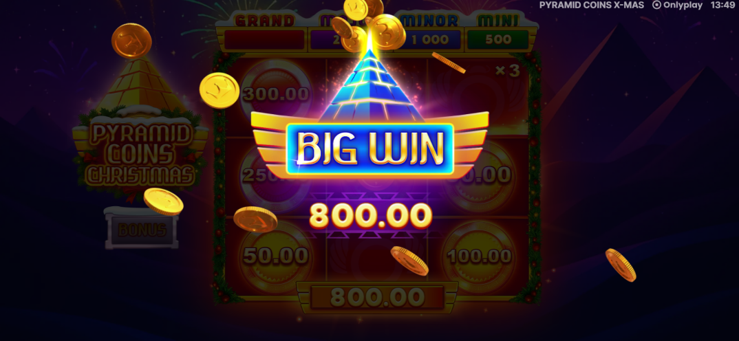 Onlyplay - Pyramid Coins X-Mas